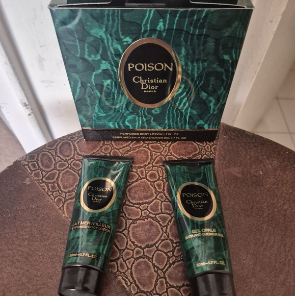 Bath & Body | Christian Dior Poison Body Lotion Set | Poshmark